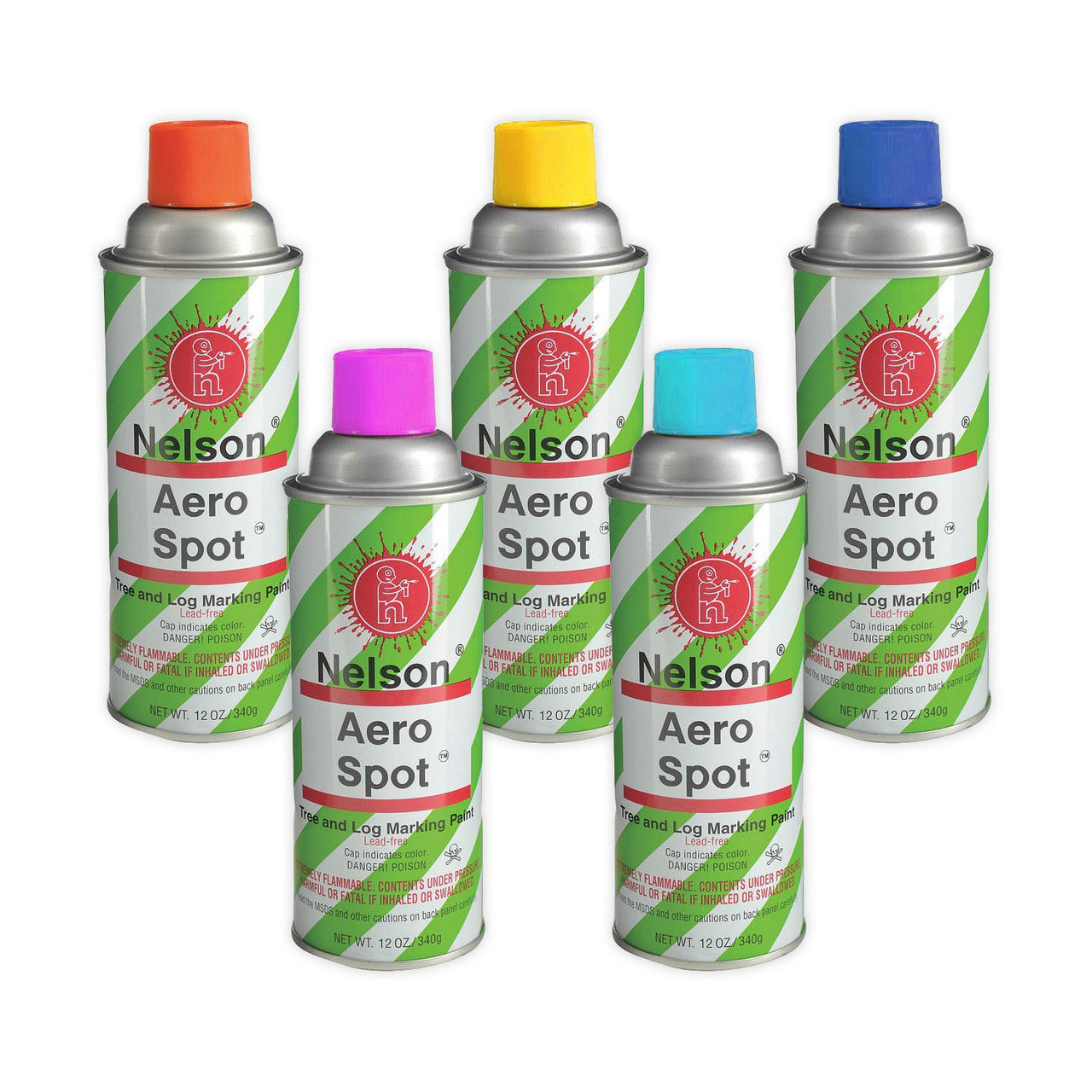 Nelson Aero Spot Fluorescent Aerosol Tree Marking Paint | CSP Forestry