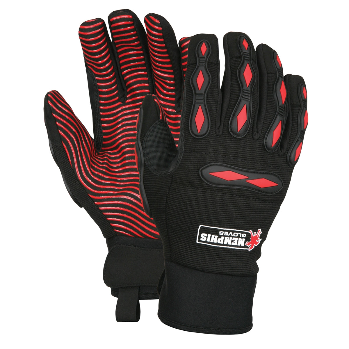 Memphis Multi-Task Gloves, Synthetic Palm w/ Silicone Grip, 908 | CSP ...