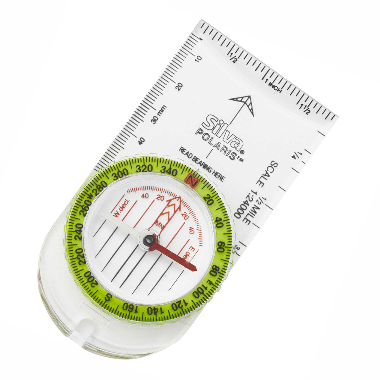 Silva Polaris Model 177 Hi-Vis Baseplate Compass, 2801103 | CSP Forestry