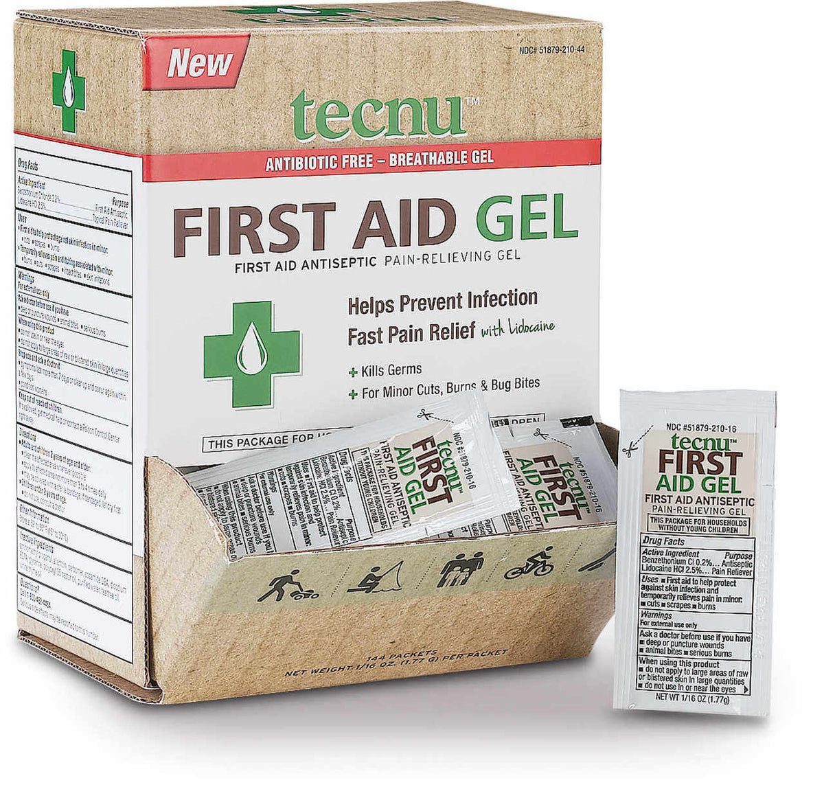 Tecnu First Aid Antiseptic Pain Relieving Wound Gel | CSP Forestry