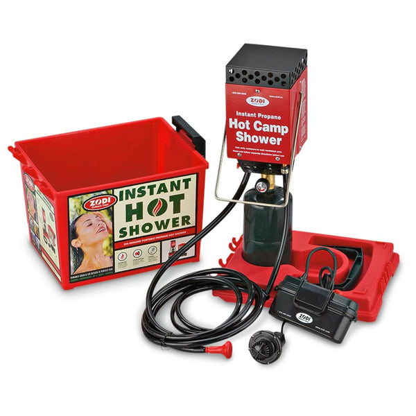 ZODI Portable Hot Tap On Demand Hot Shower CSP Forestry